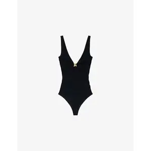 Sandro Hardware-embellished V-neck Body