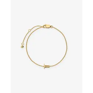 Monica Vinader Initial T 18ct Yellow Vermeil Bracelet - Gold