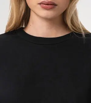 ALLSAINTS Crochet-detail Amelie T-shirt - Black