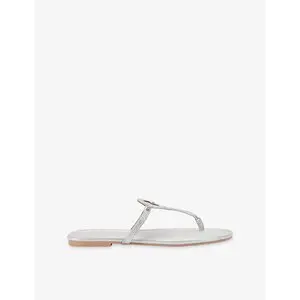 Kurt Geiger Heart T-bar Sandals - Silver
