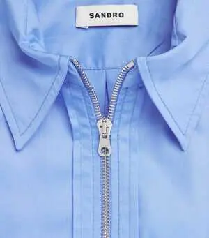 Sandro Cotton Zipped Shirt