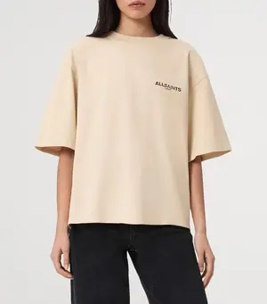 ALLSAINTS Organic Cotton Halis Amelie T-shirt - White