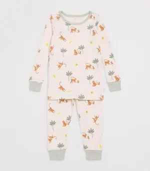 MORI Monkey Print Pyjama Set