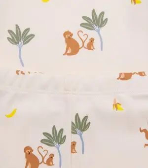 MORI Monkey Print Pyjama Set