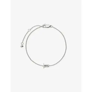 Monica Vinader Initial T Sterling Bracelet - Silver