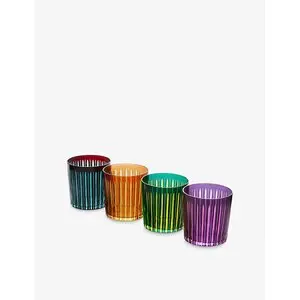 L'Objet Prism Double Old Fashioned Glasses Set Of Four