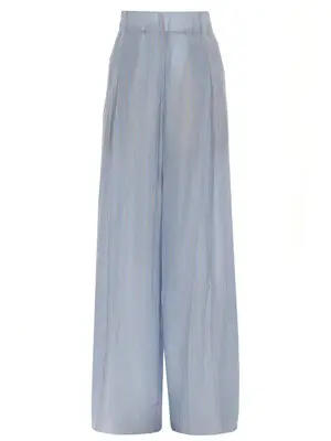 Dries Van Noten Wide-leg Trousers - Azure