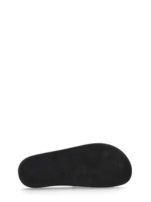 Versace Printed Slides - Black