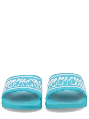 Versace Logo Slides - Azure