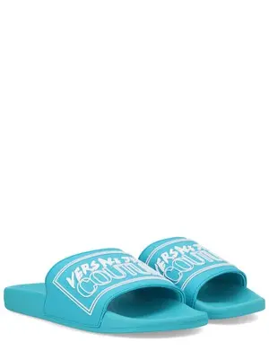 Versace Logo Slides - Azure