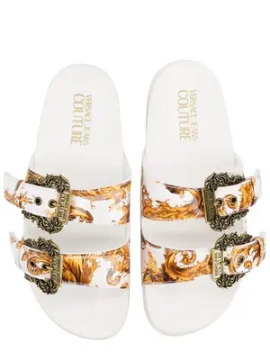 Versace Arizona Sandals - White