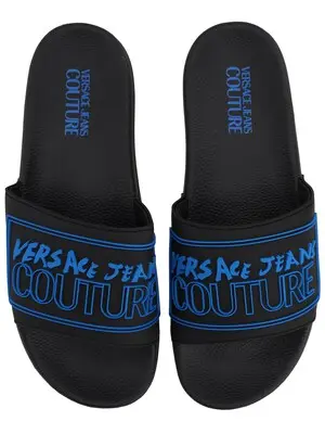Versace Slides With Logo