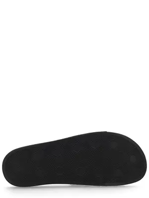 Versace Slides With Logo - Black
