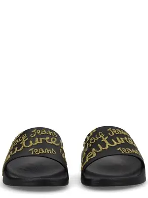 Versace Slides With Logo