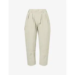MANORS Patch-pocket Stretch-woven Trousers - Dune