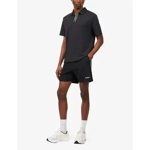 MALBON Logo-embroidered Stretch-woven Shorts