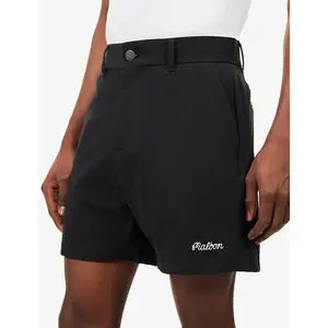 MALBON Logo-embroidered Stretch-woven Shorts