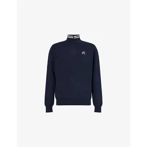 MALBON Quarter-zip Cotton-blend Jumper