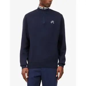 MALBON Quarter-zip Cotton-blend Jumper