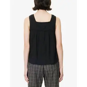 SKALL STUDIO Clea Square-neck Cotton Top
