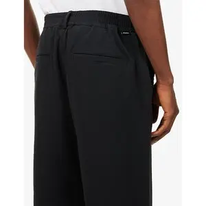 MALBON Magnolia Straight-leg Stretch-woven Trousers - Black