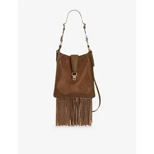 Sandro Fringe Cross Body Bags