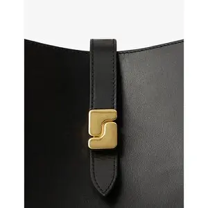 Soeur Leather Shoulder Bag - Noir