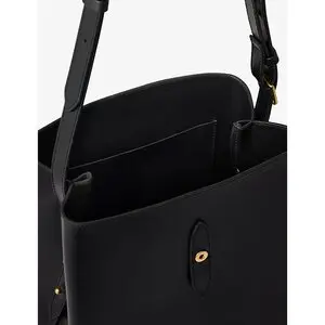 Soeur Leather Shoulder Bag - Noir