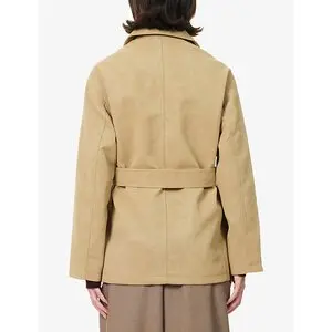 4TH & RECKLESS Rowena Belted Faux-leather Jacket