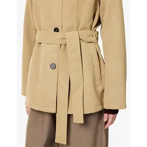 4TH & RECKLESS Rowena Belted Faux-leather Jacket