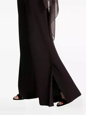 Alberta Ferretti Wide-leg Trousers - Brown