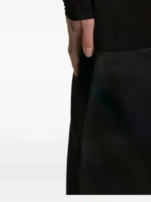 Alberta Ferretti A-line Maxi Skirt - Black