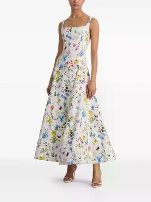 Alice + Olivia Polly Flared Midi Dress
