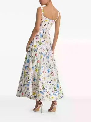 Alice + Olivia Polly Flared Midi Dress