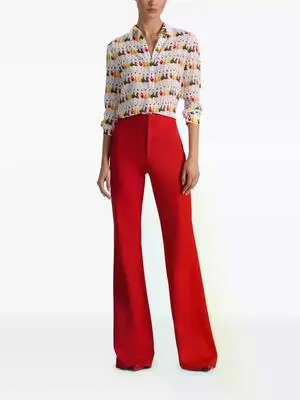 Alice + Olivia Andrew Fla Trousers