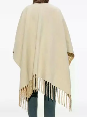 Burberry Fringe Poncho