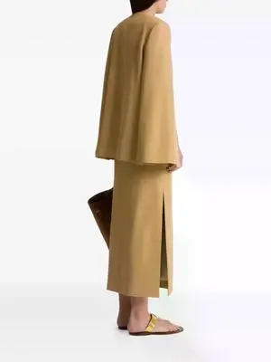 Alberta Ferretti Side-slit Midi Skirt