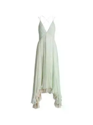 Alberta Ferretti V Neck Cocktail Dresses