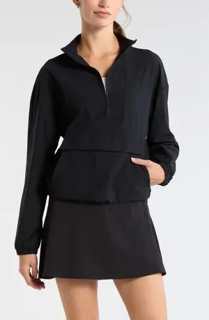 Zella Transit Pullover Jacket - Black
