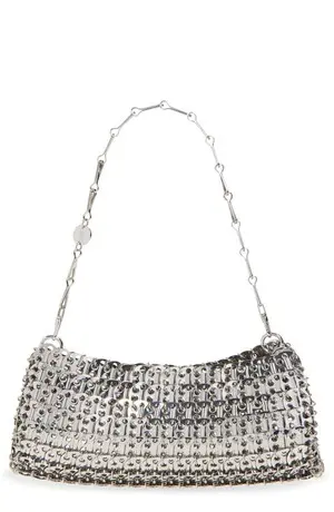 Rabanne East/west Chain Mail Bag - Silver