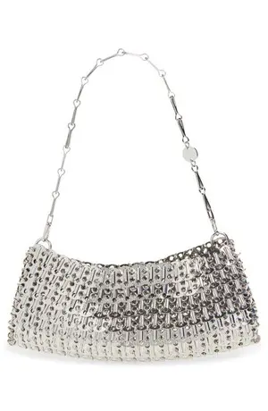 Rabanne East/west Chain Mail Bag - Silver