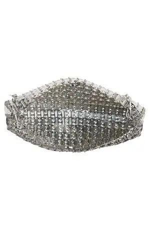 Rabanne East/west Chain Mail Bag - Silver