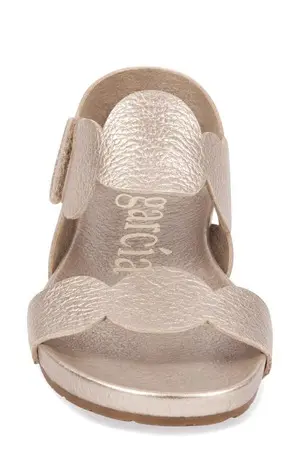 PEDRO GARCIA Jeanne Leather Sandal - Quartz
