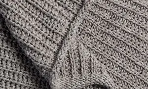 PARACHUTE Marled Cotton Throw Blanket - Pebble