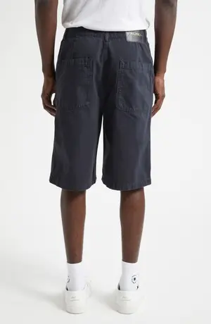 PALMES Coarse Cotton Twill Shorts