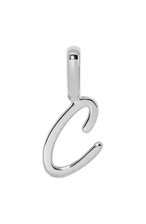 MADE BY MARY Script Initial Charm Silver Initial C