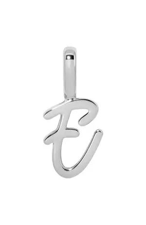 MADE BY MARY Script Initial Charm Silver Initial E