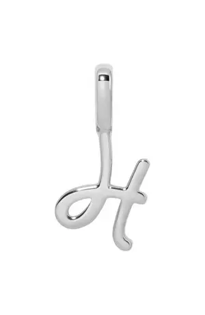 MADE BY MARY Script Initial Charm Silver Initial H