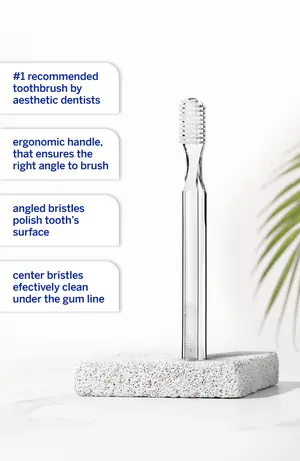 SUPERSMILE 2-pack New Generation Toothbrush - Clear