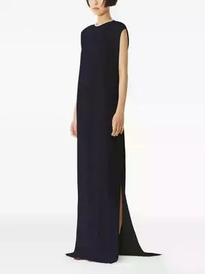 LANVIN Embellished Maxi Dress - Blue